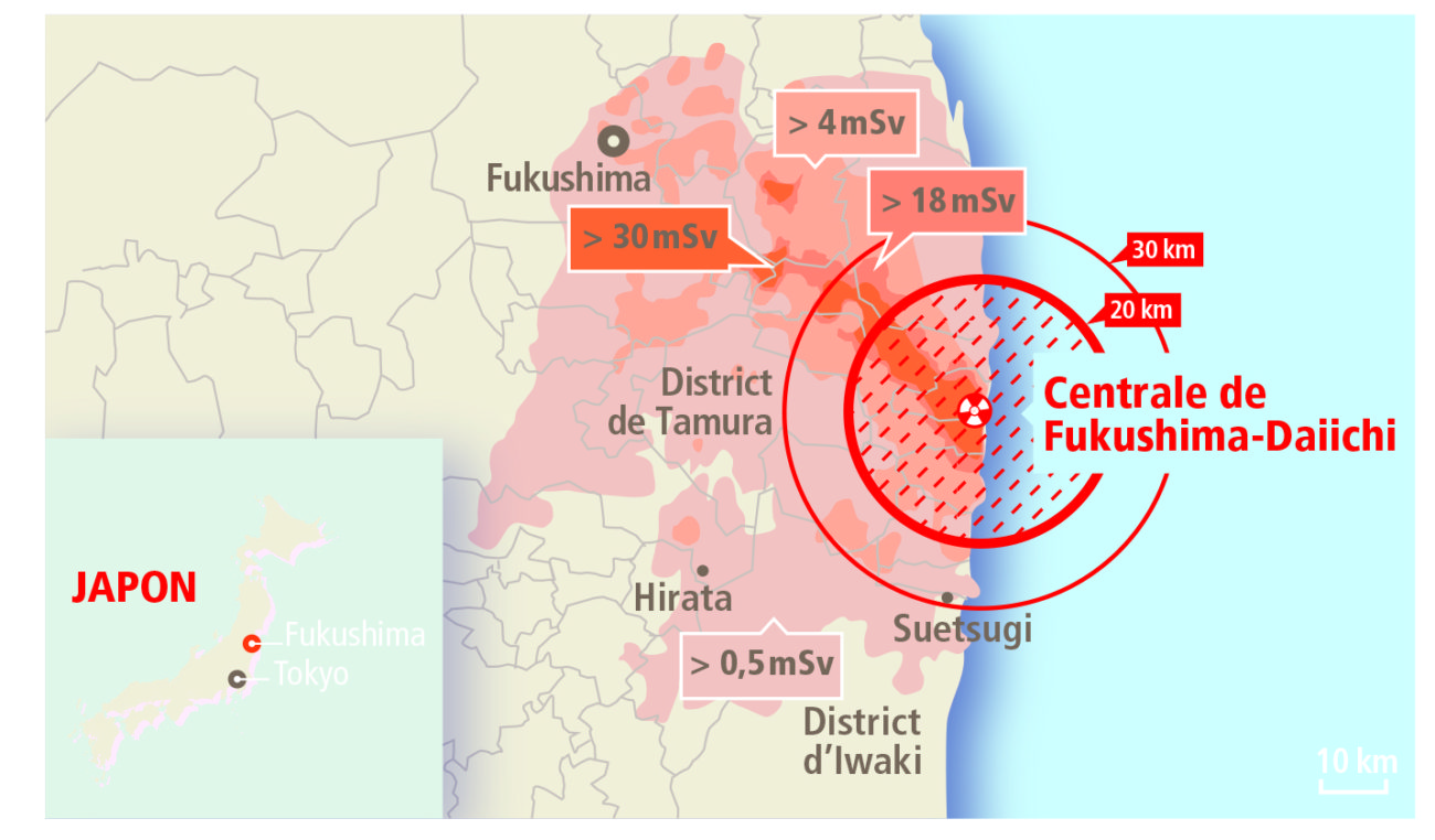 Ou Se Situe Fukushima _ Quelle est la situation à Fukushima, dix ans ...